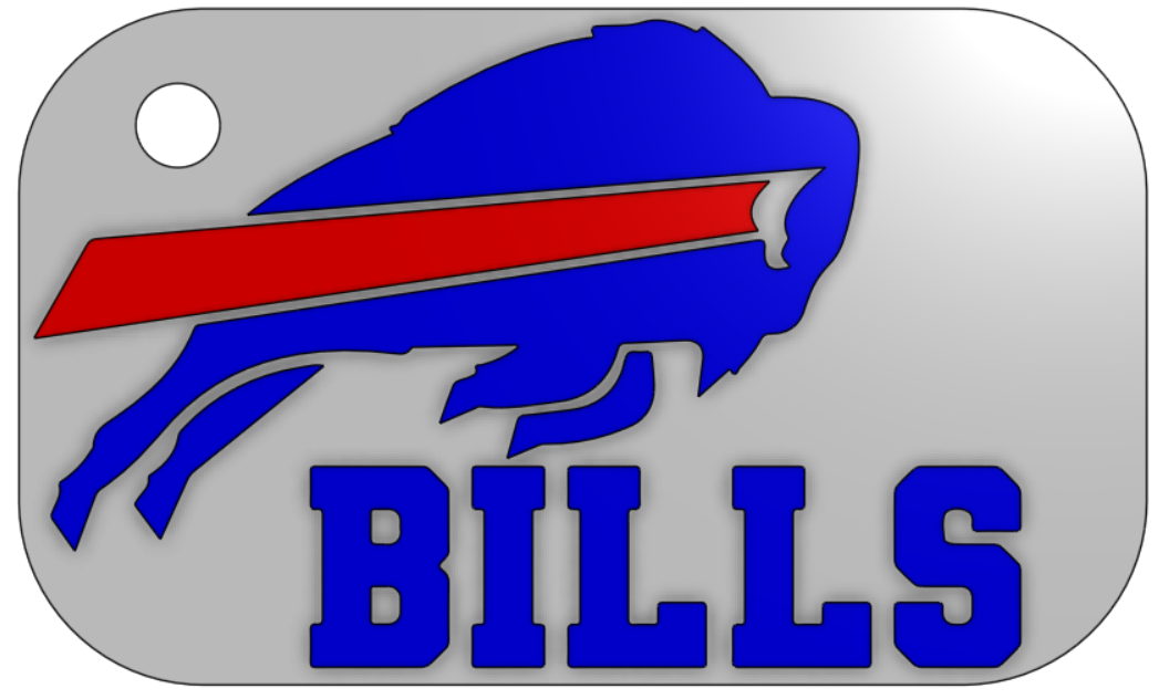 Bills Keychain by Gjoopa | Download free STL model | Printables.com