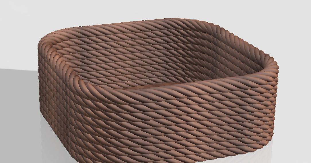 Rope basket by 3D servis | Download free STL model | Printables.com