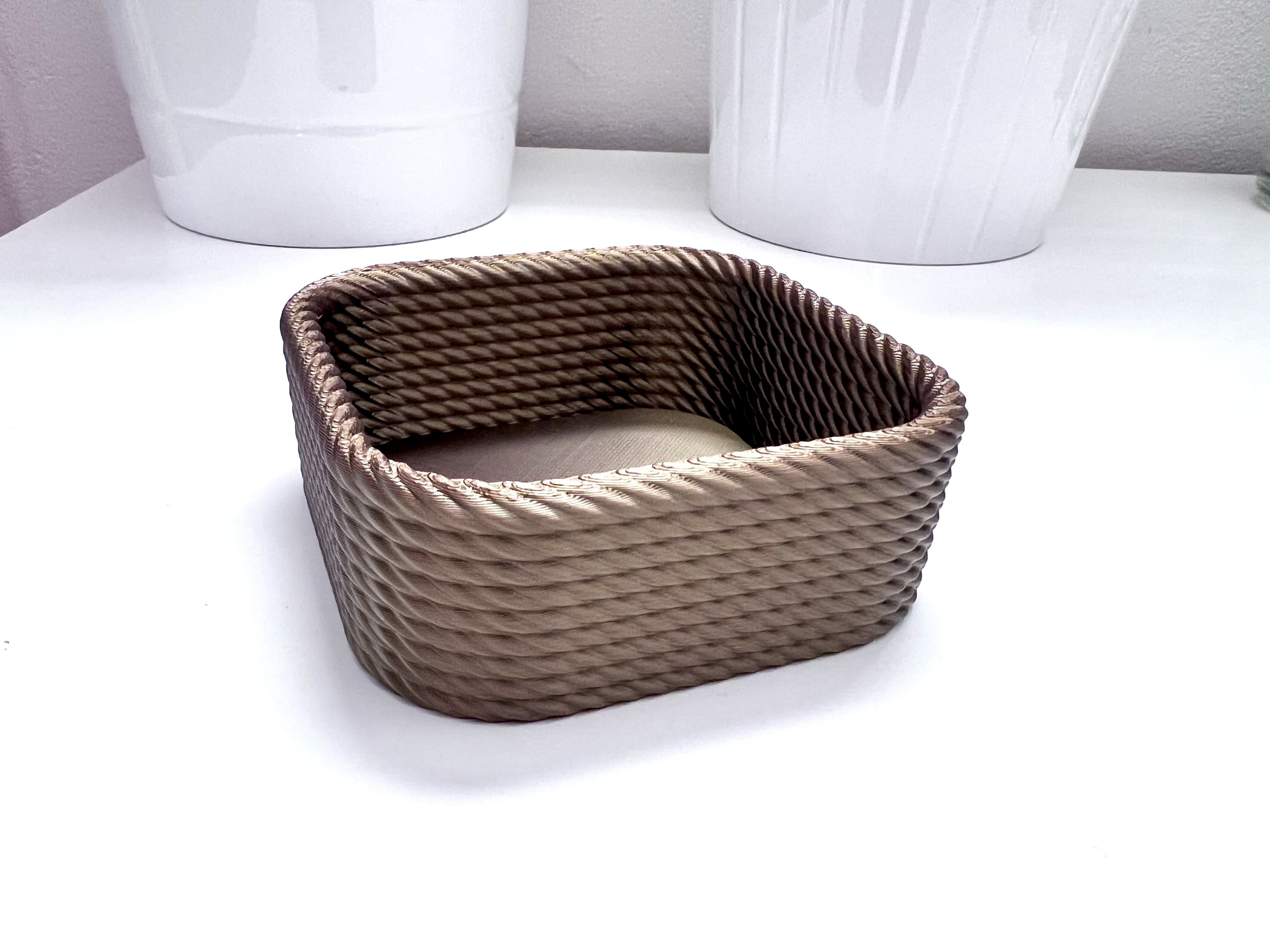 Rope basket by 3D servis | Download free STL model | Printables.com