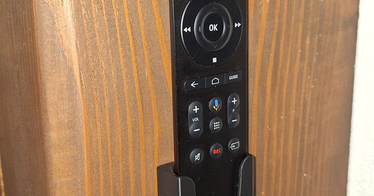 NetPlus TV Remote Control bracket by Siggy101 | Download free STL model ...