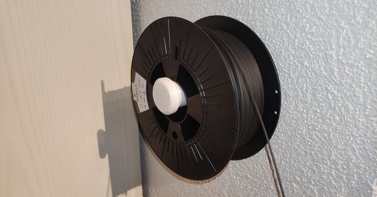 Simple Filament Spool Holder For 1kg Spool (and smaller) by Timon ...