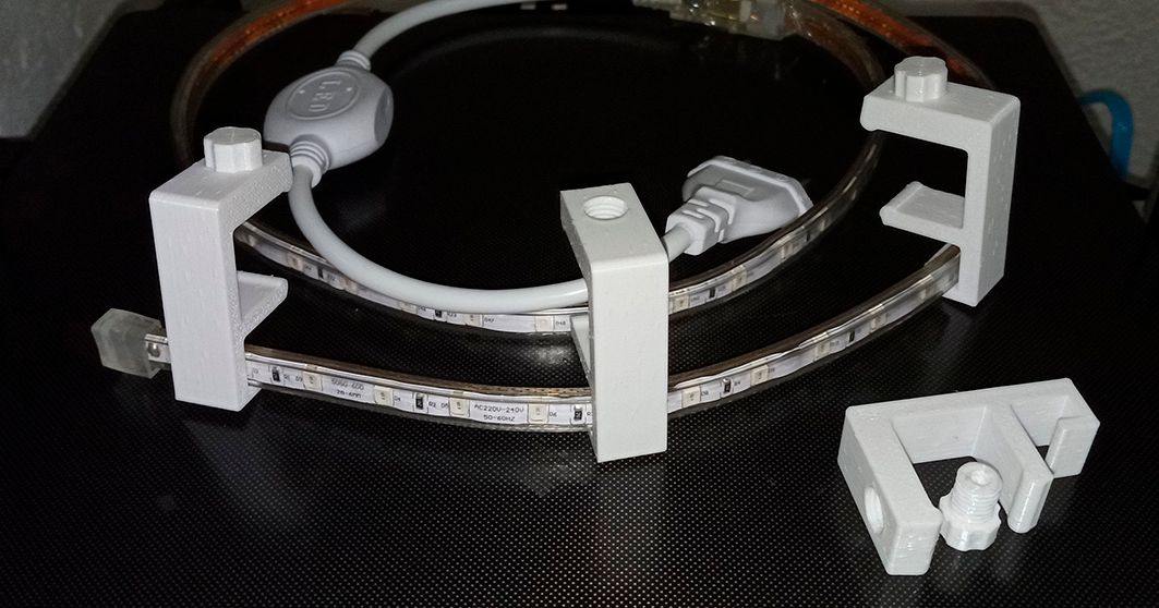 Led Strip Support by DarthMupet | Download free STL model | Printables.com