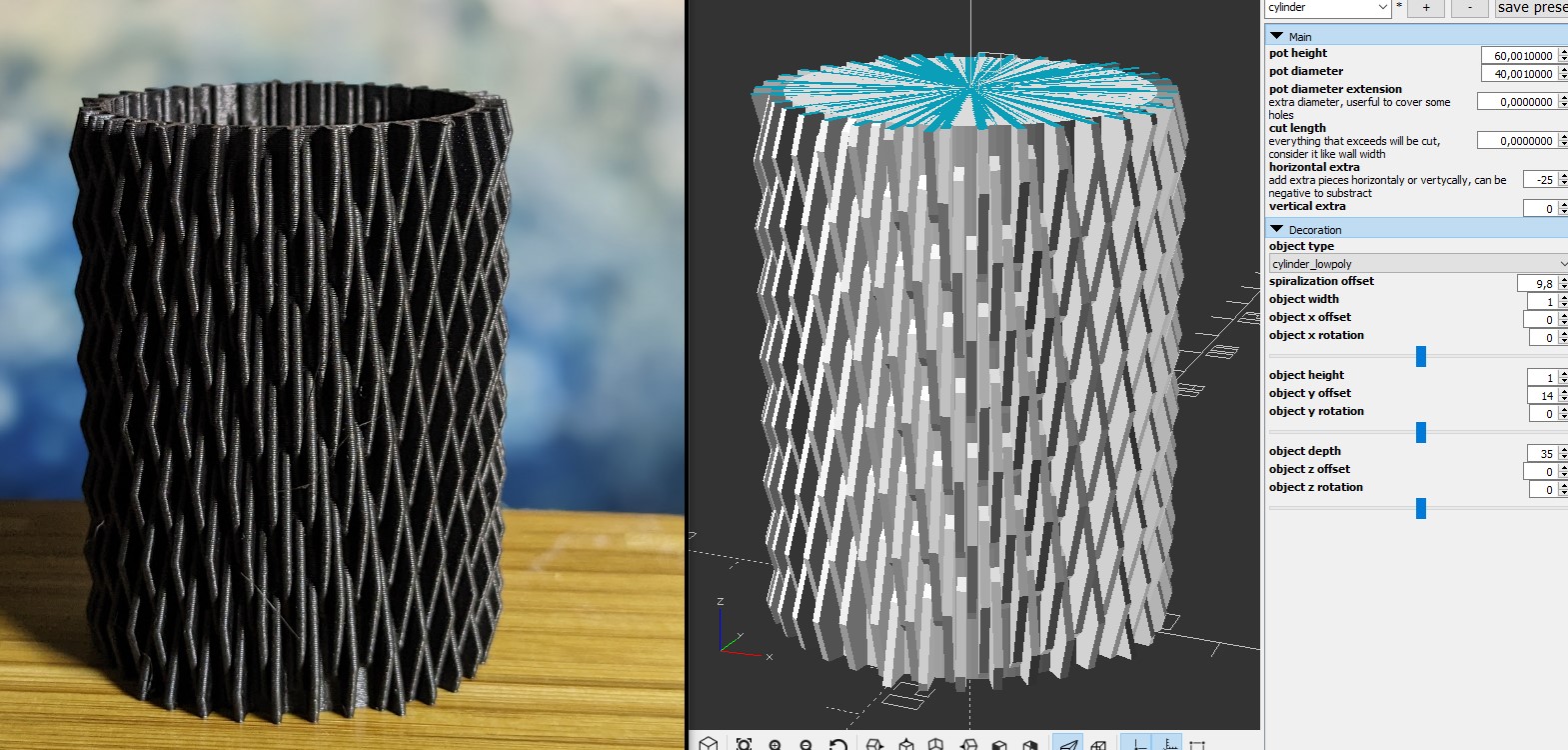 Upavgen - Ultimate pot and vase generator by Roman S. | Download free STL model | Printables.com