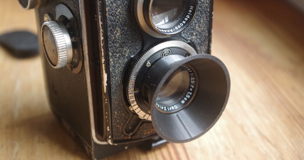 Parametric friction fit conical lens hood by GerrisLacustris | Download ...