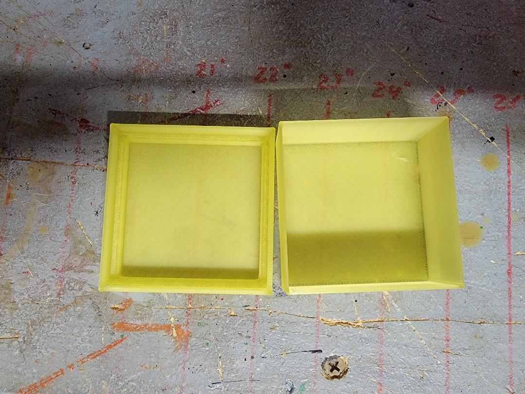 square storage container with lid by john | Download free STL model ...