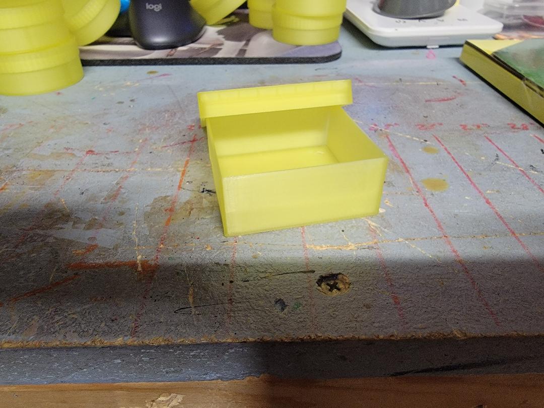 square storage container with lid by john | Download free STL model ...