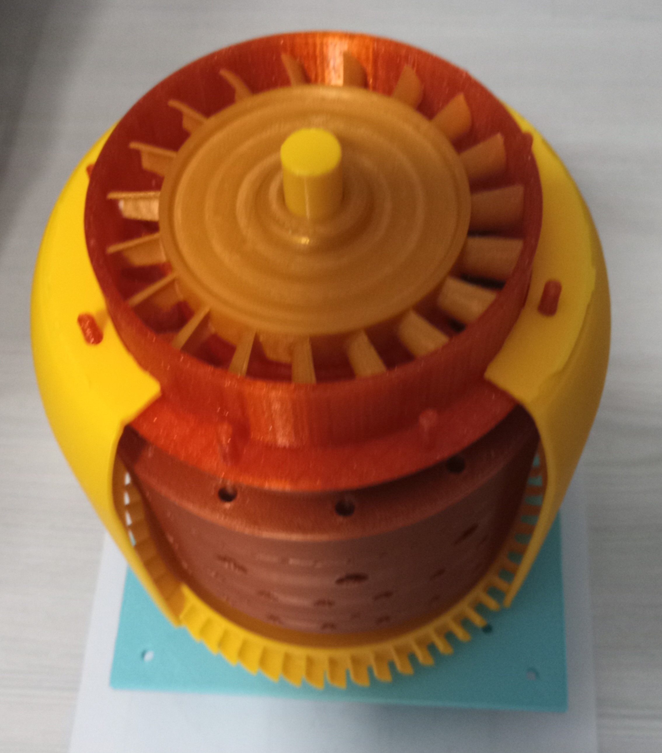 Hobby Jet Turbin Rotor by altug | Download free STL model | Printables.com