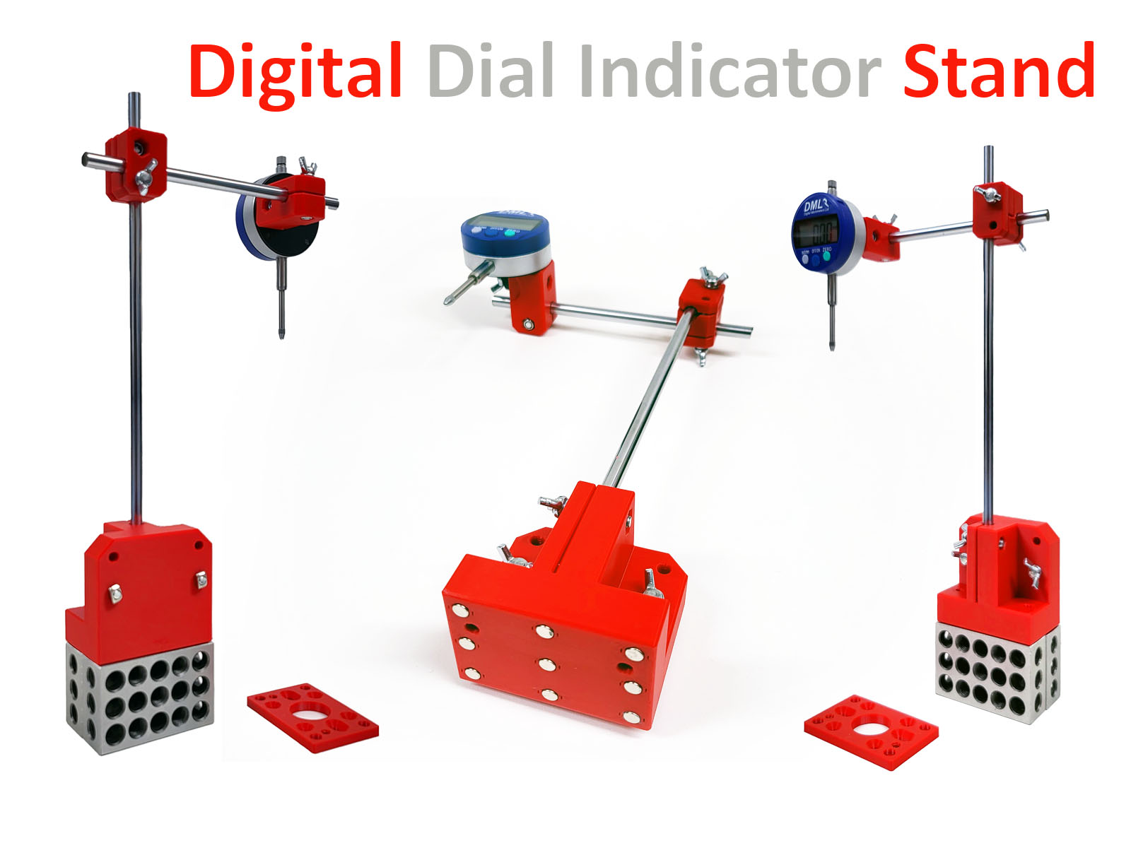 Digital Dial Indicator Stand by boothyboothy | Download free STL model ...
