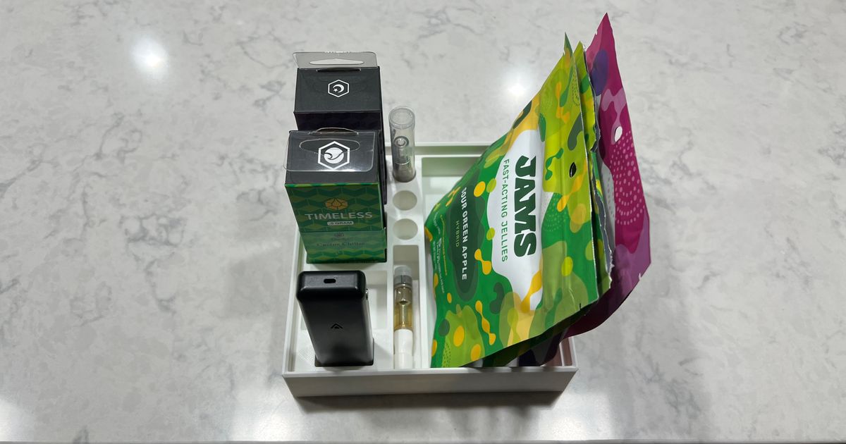 Vape Accessories Organizer Tray by dressyspider | Download free STL ...