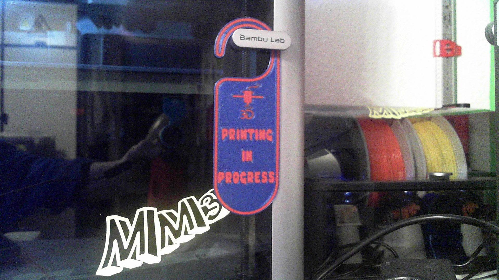 Printing in progress Door Hanger by michele MM3D | Download free STL ...