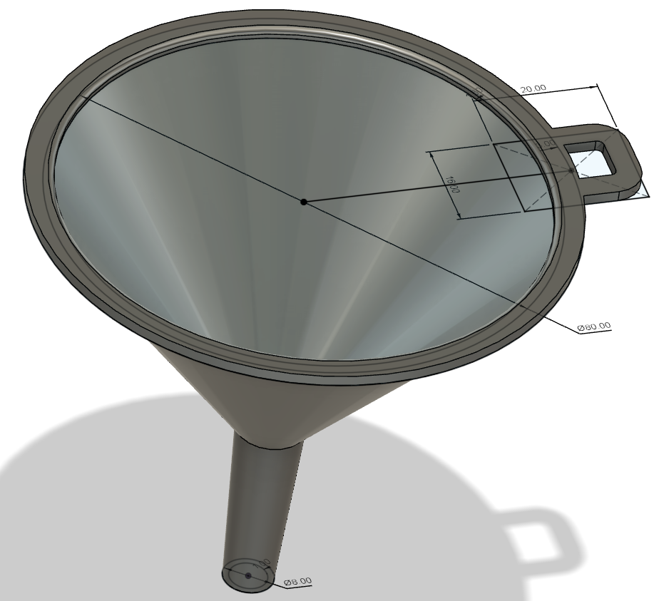 Simple funnel. by Marek | Download free STL model | Printables.com
