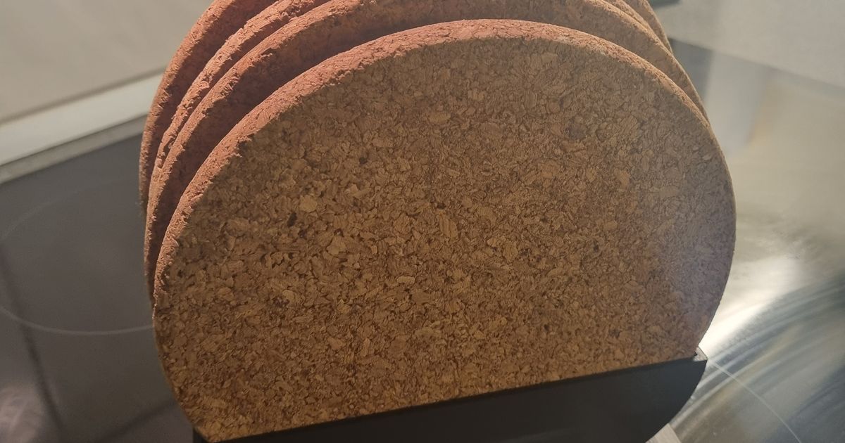 Cork Coaster Organizer by venoe_creations | Download free STL model ...