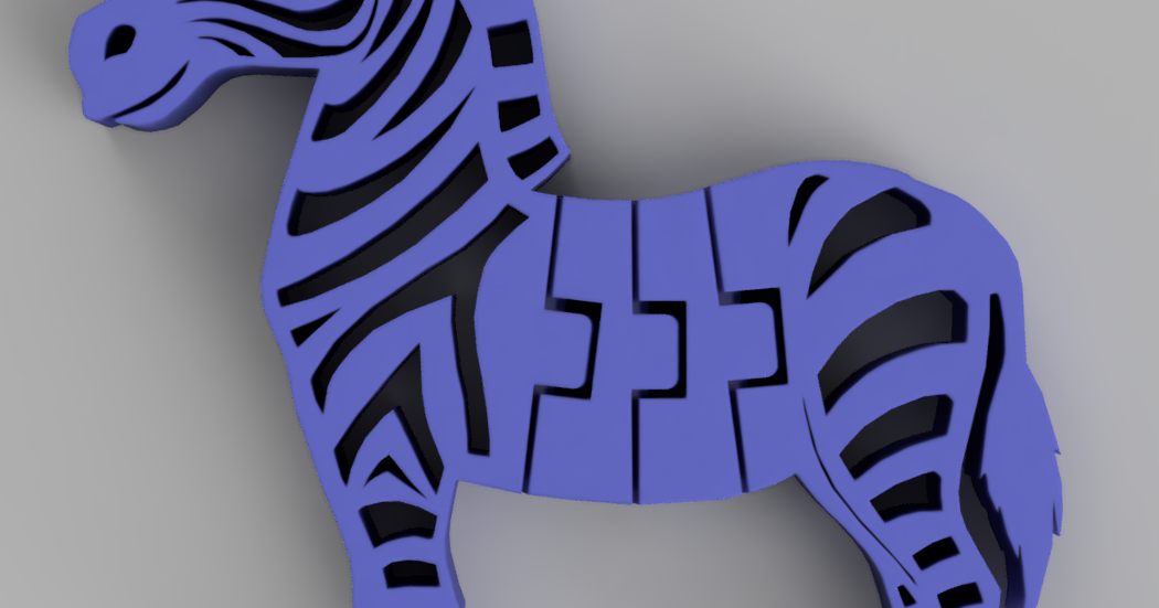 Flexi-Zebra with stronger joints by Brian Bu | Download free STL model | Printables.com