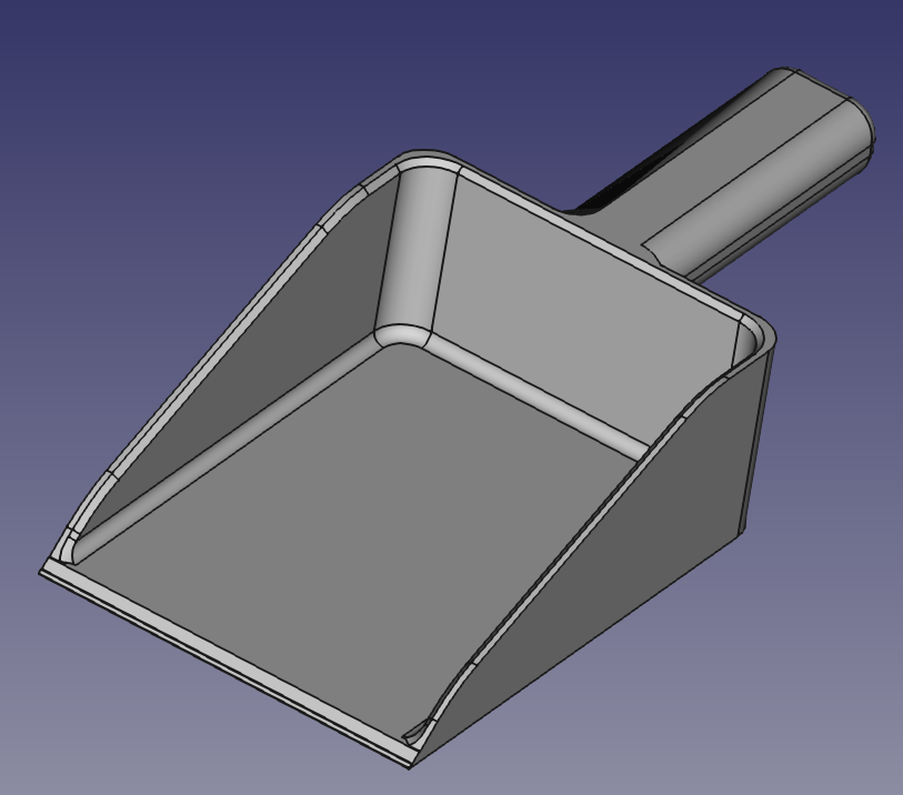 simple scoop 10x13 by Krystian Gałązka | Download free STL model ...