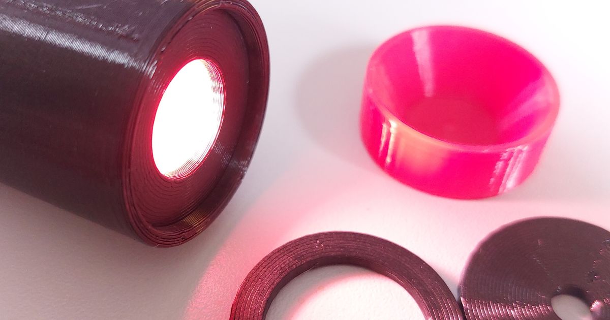 Night flying flashlight-filter by Prokop | Download free STL model ...