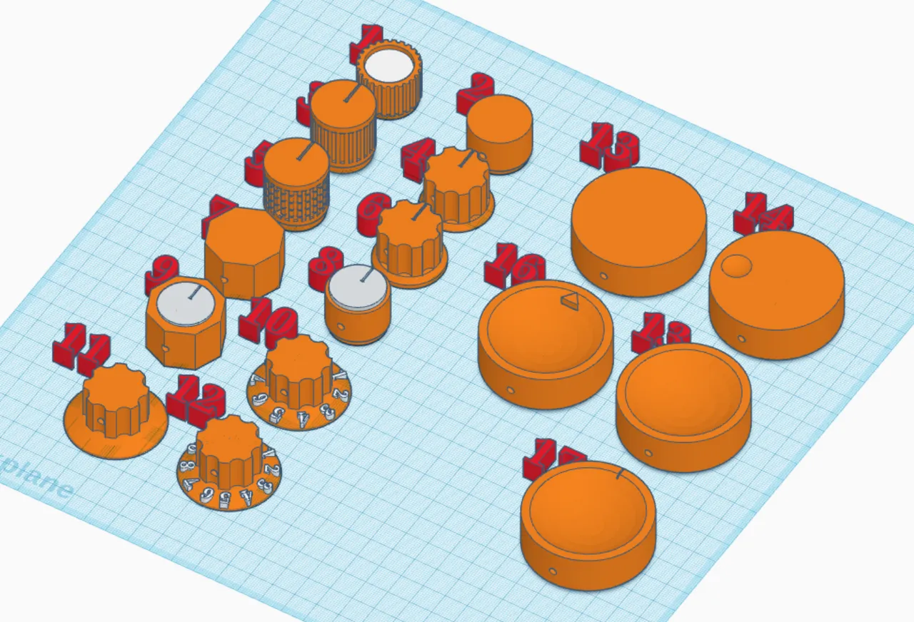 Assorted Knobs by tony | Download free STL model | Printables.com