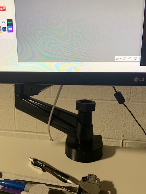 Monitor Arm Mount by UDA_MKT | Download free STL model | Printables.com