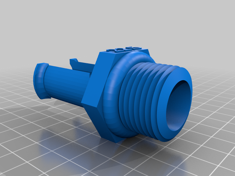 Garden Hose Pool Jet Syphon adapter by AlwaysTinkering | Download free ...