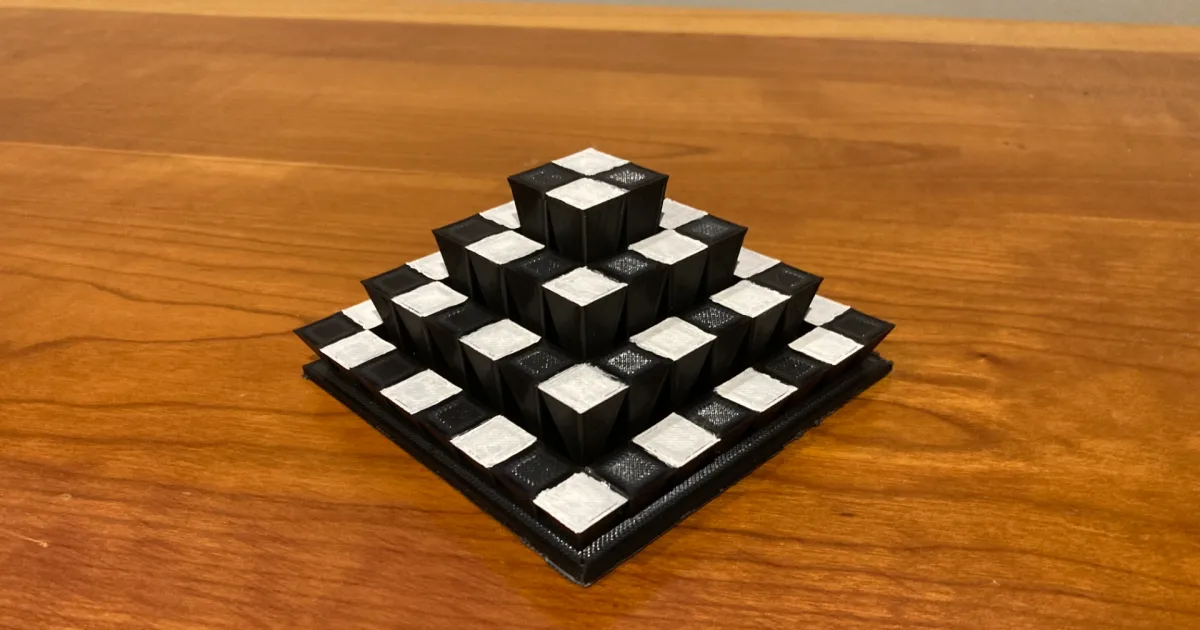 Pyramid Chess by Oman | Download free STL model | Printables.com