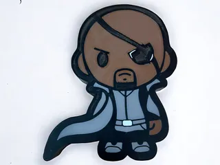 how to draw chibi nick fury