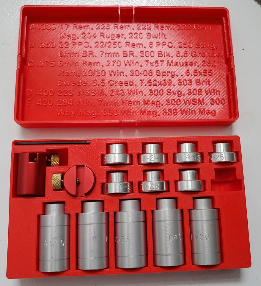Hornady Comparator Set Organizer Box by Ron Harding | Download free STL ...