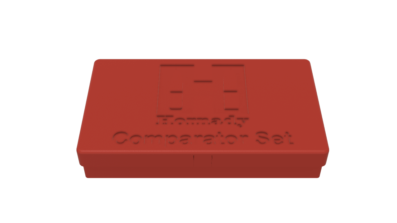 Hornady Comparator Set Organizer Box por Ron Harding | Descargar modelo ...