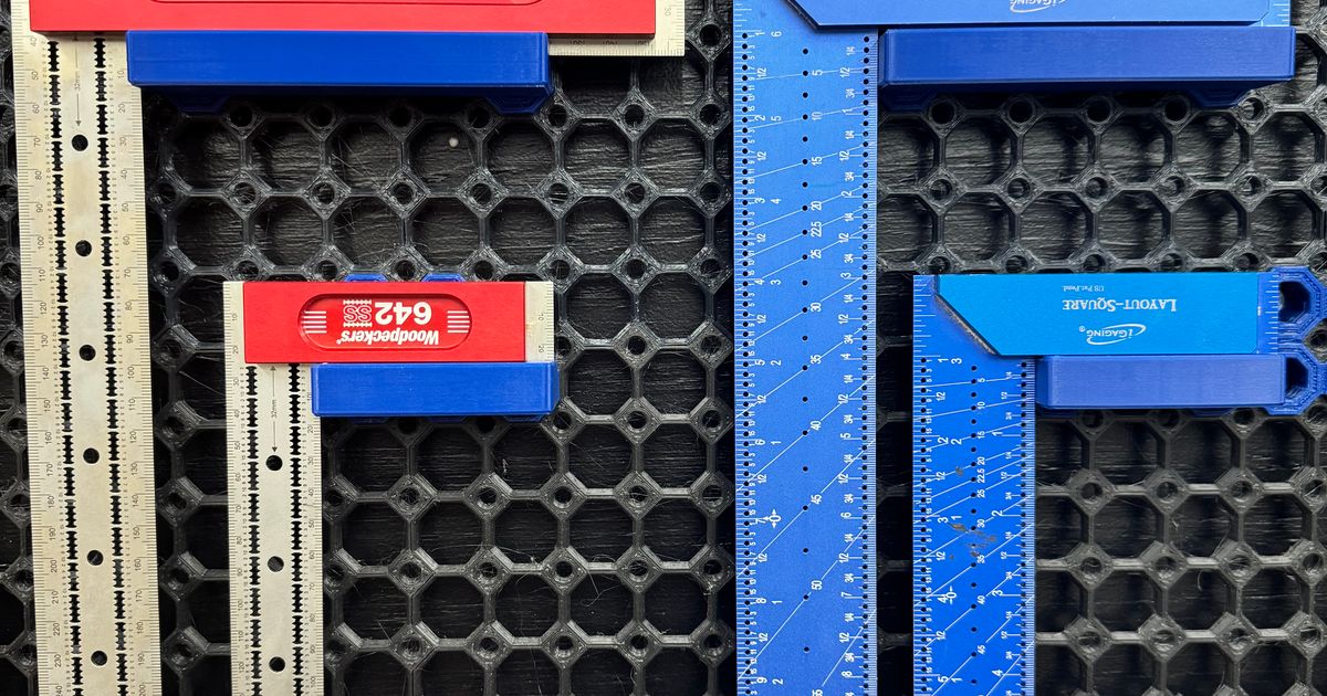 Multiboard Layout Square Holder by bcvette | Download free STL model ...