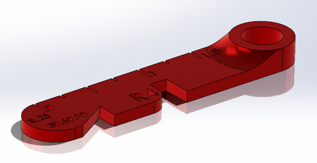 Imperial Keychain Ruler by rough93 | Download free STL model ...