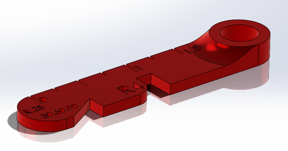 Imperial Keychain Ruler by rough93 | Download free STL model ...