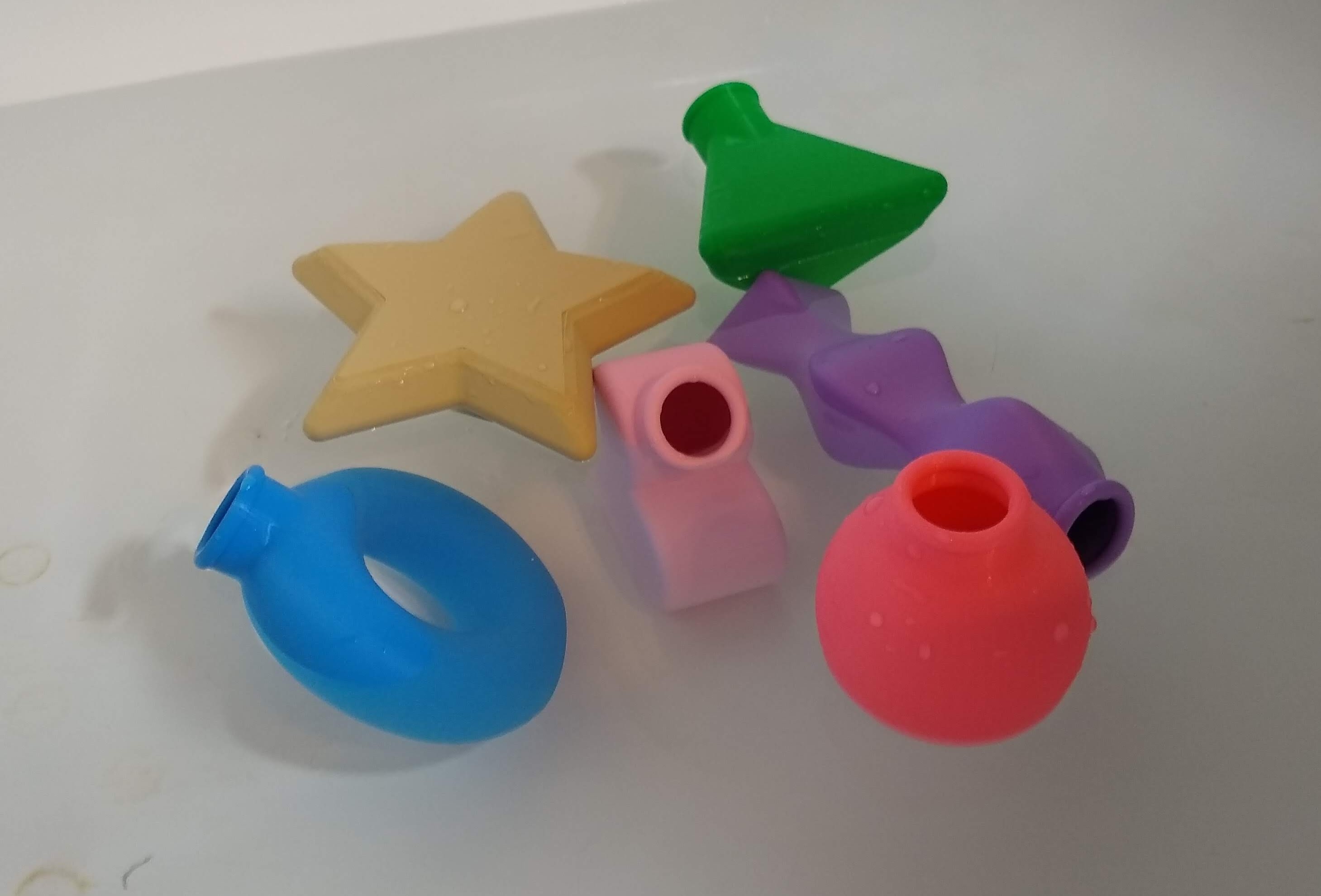 Surprisingly Stackable Set of 6 Support-Free "Potion" Bottles for ...