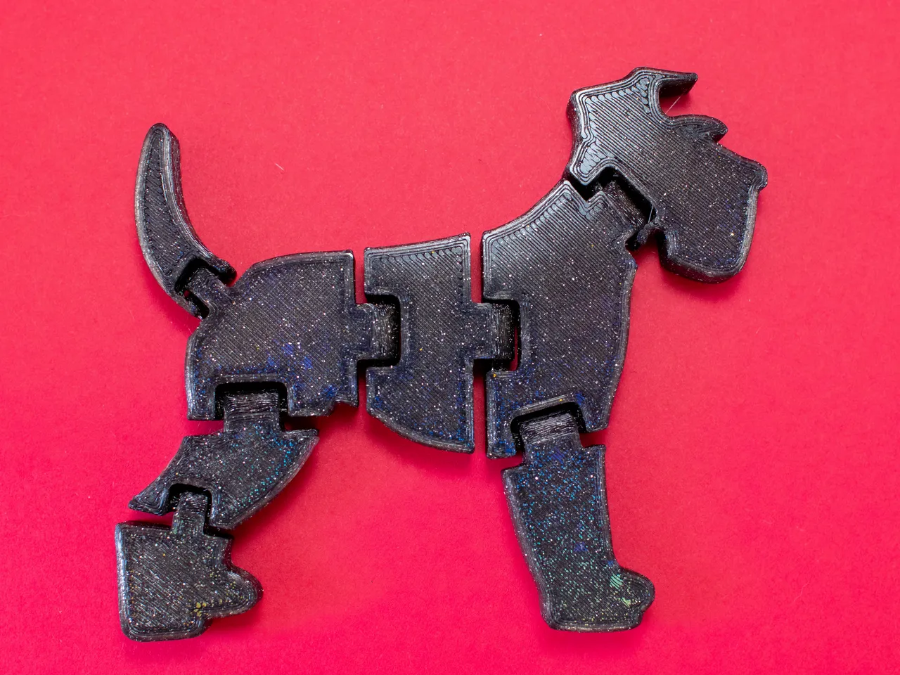 Flexi Schnauzer (with tail!) by CraftKiwiDesigns | Download free STL ...