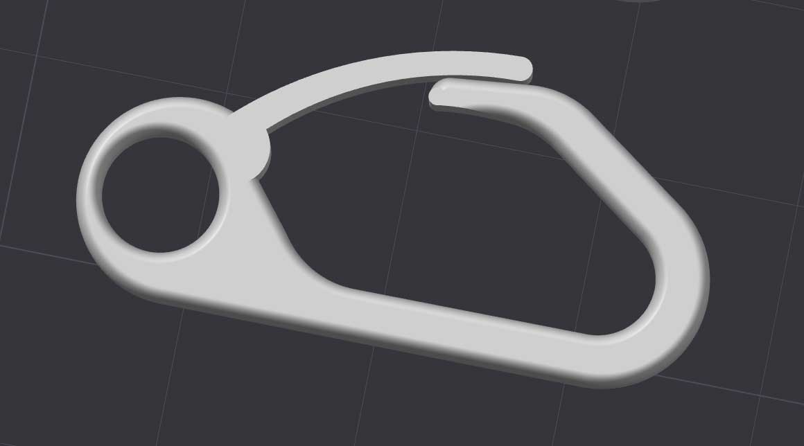 Simple clip for keychain etc. by CrazyCzech | Download free STL model ...