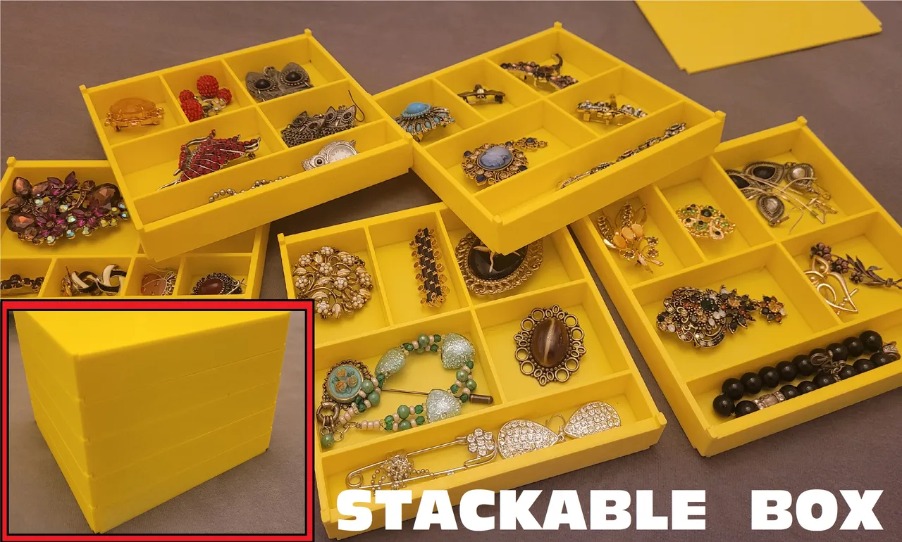 Stackable Box by MAU | Download free STL model | Printables.com