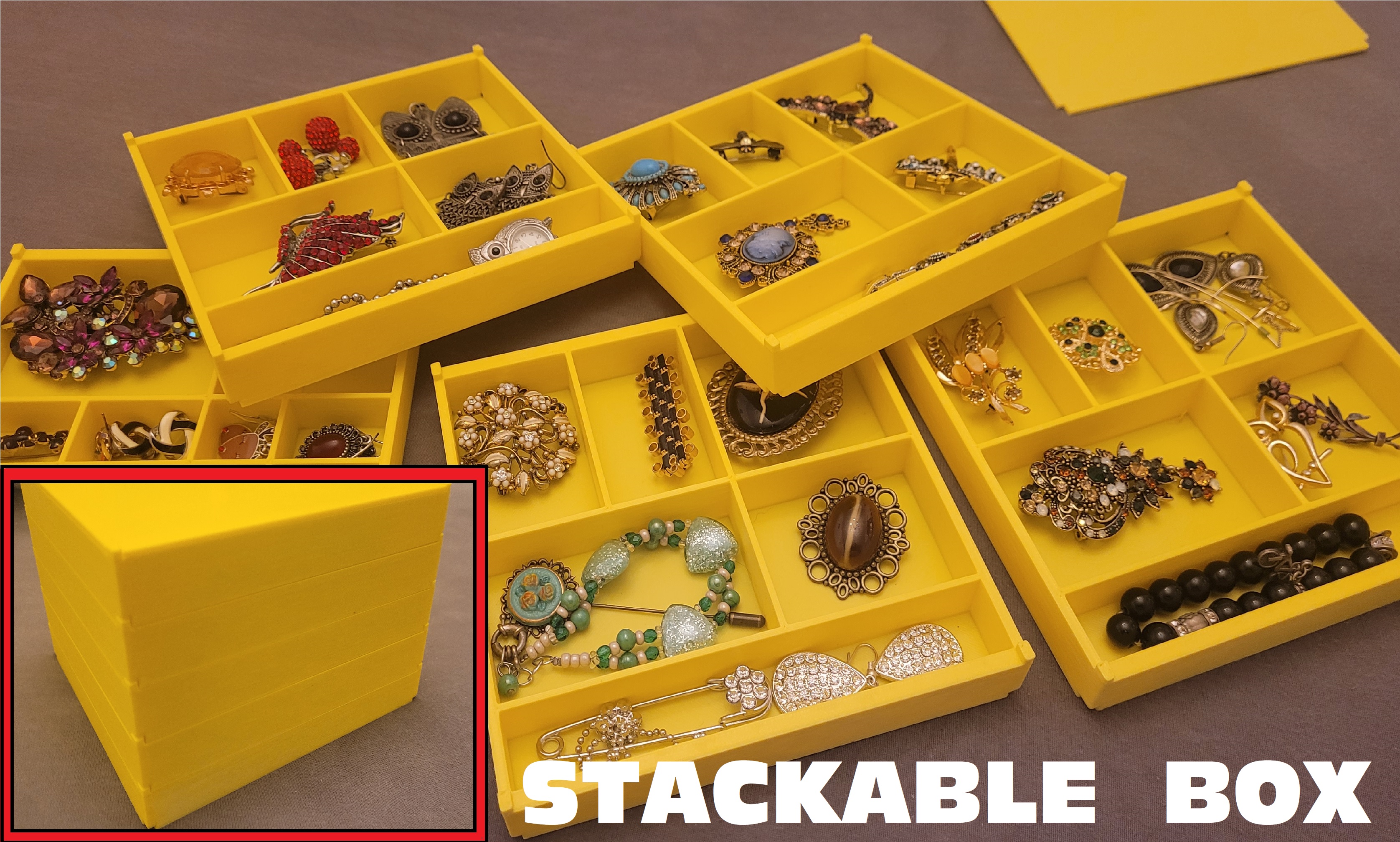 Stackable Box by MAU | Download free STL model | Printables.com