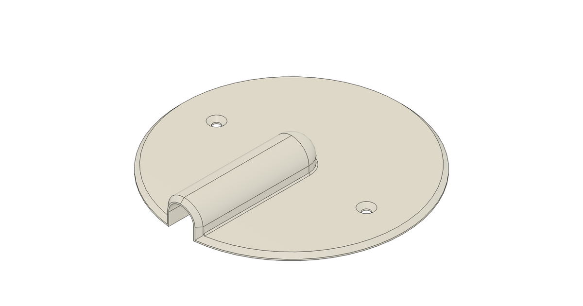 Electrical box cover with cable opening by argoroots | Download free ...