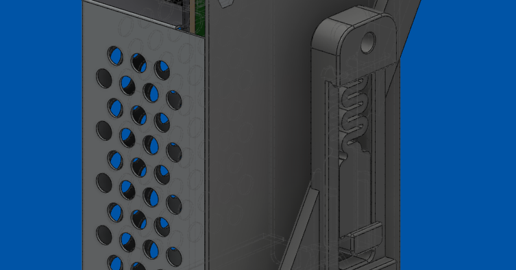 5v PSU DIN rail adapter by Chazah | Download free STL model ...