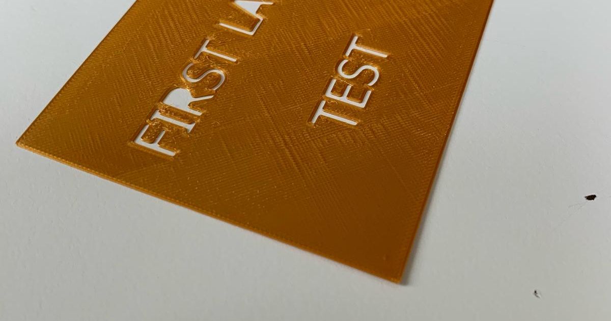 BEST FIRST LAYER TEST por 3DTimon | Descargar modelo STL gratuito ...