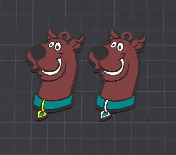 cartoon character scooby doo keychain / necklace charm (free for ...