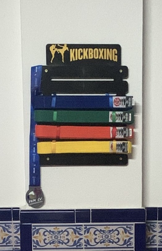 Kick boxing Belt holder par Jay_Andrey | Téléchargez gratuitement un modèle STL | Printables.com