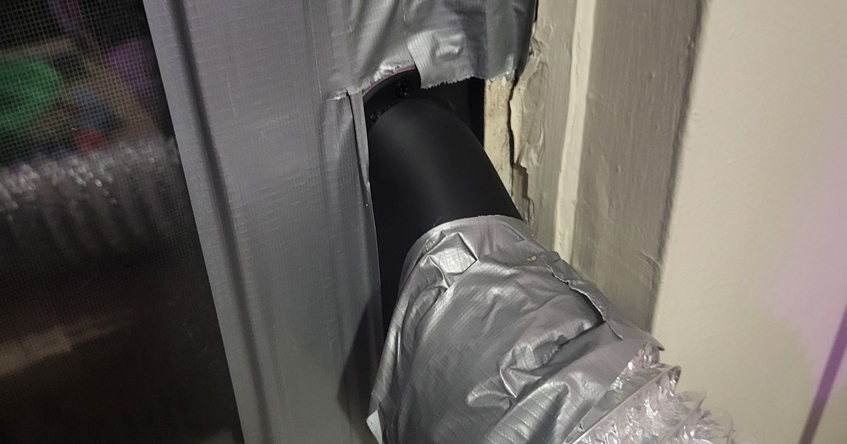 windowGUY: Slim Exhaust Window Adapter for Inline Fans by mozWORLD ...