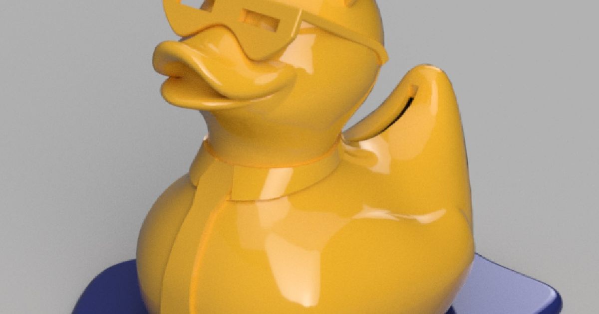 Playduck Moneybin by Nygaard Design | Download free STL model ...