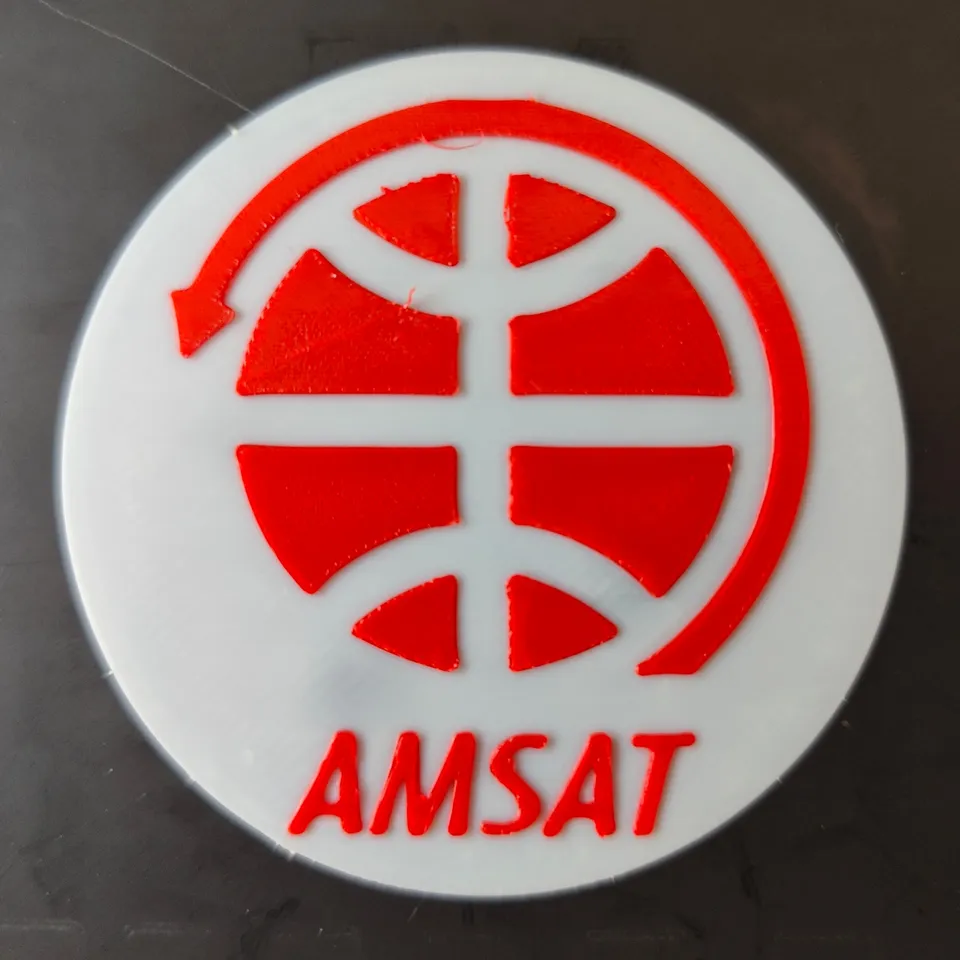 Amsat logo by ok1cdj | Download free STL model | Printables.com