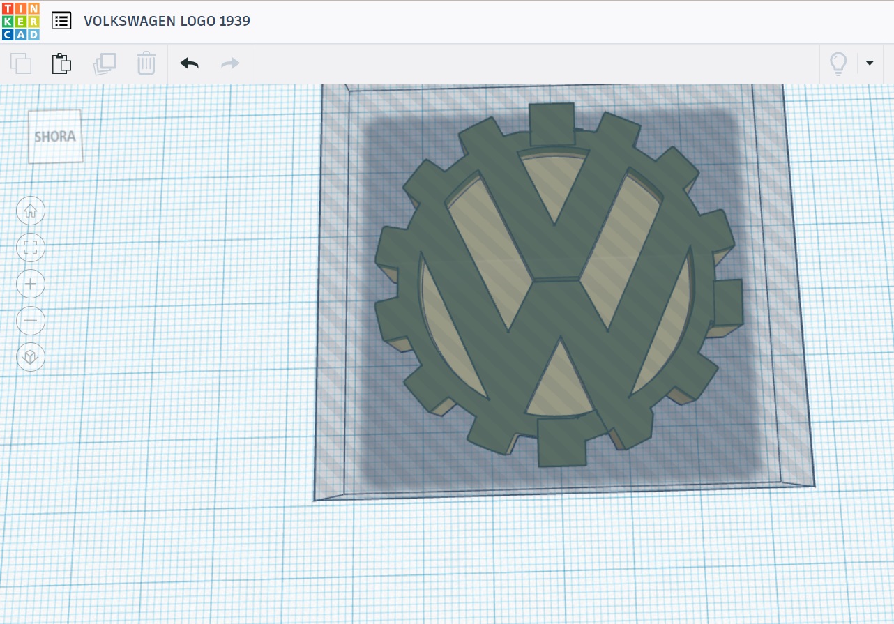 VOLKSWAGEN LOGO 1939 by Mgr. Pavel Krist | Download free STL model ...