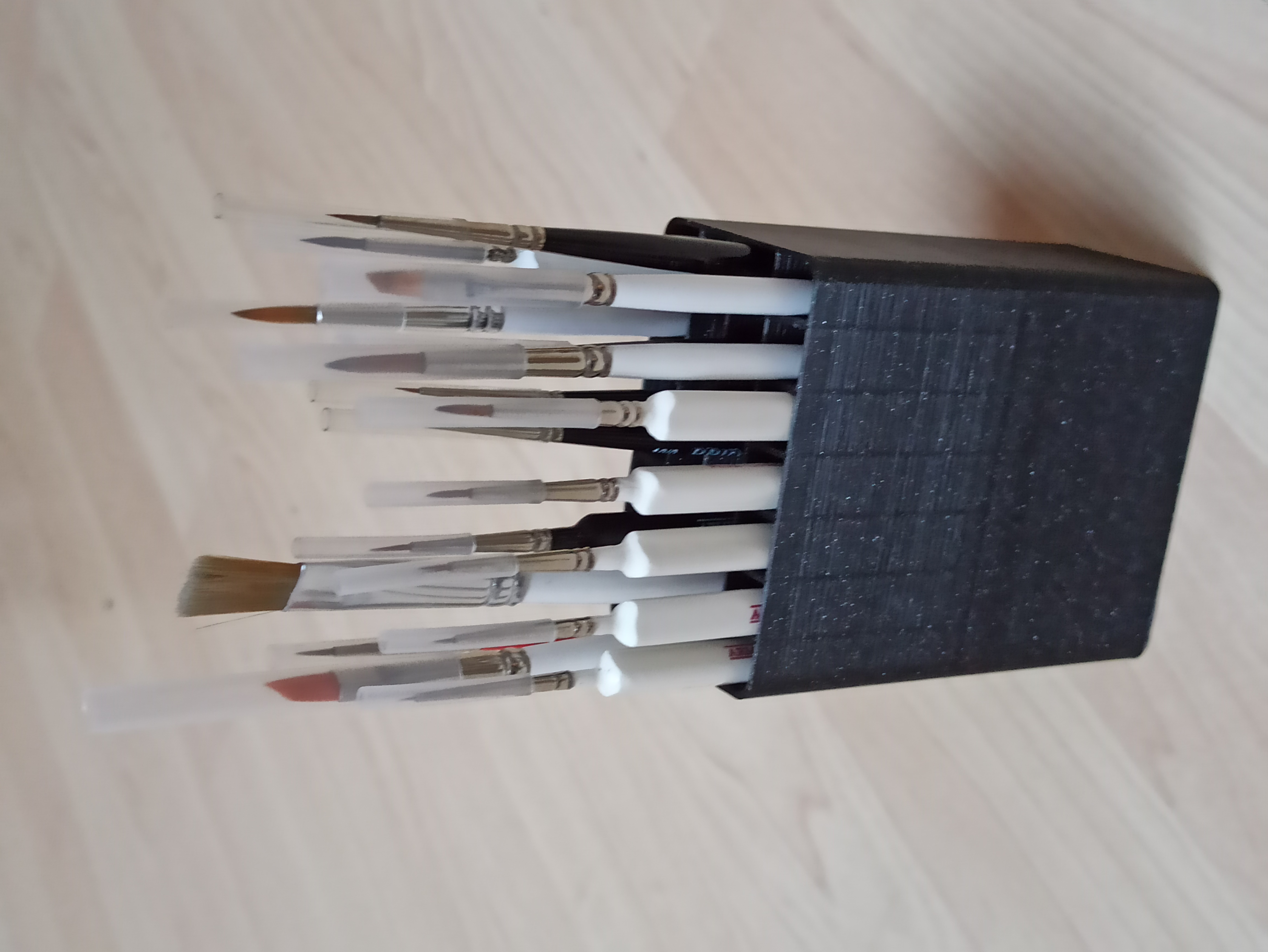 Brush pot 28 slots (version with and without Ikea Skådis stand) - Pot ...