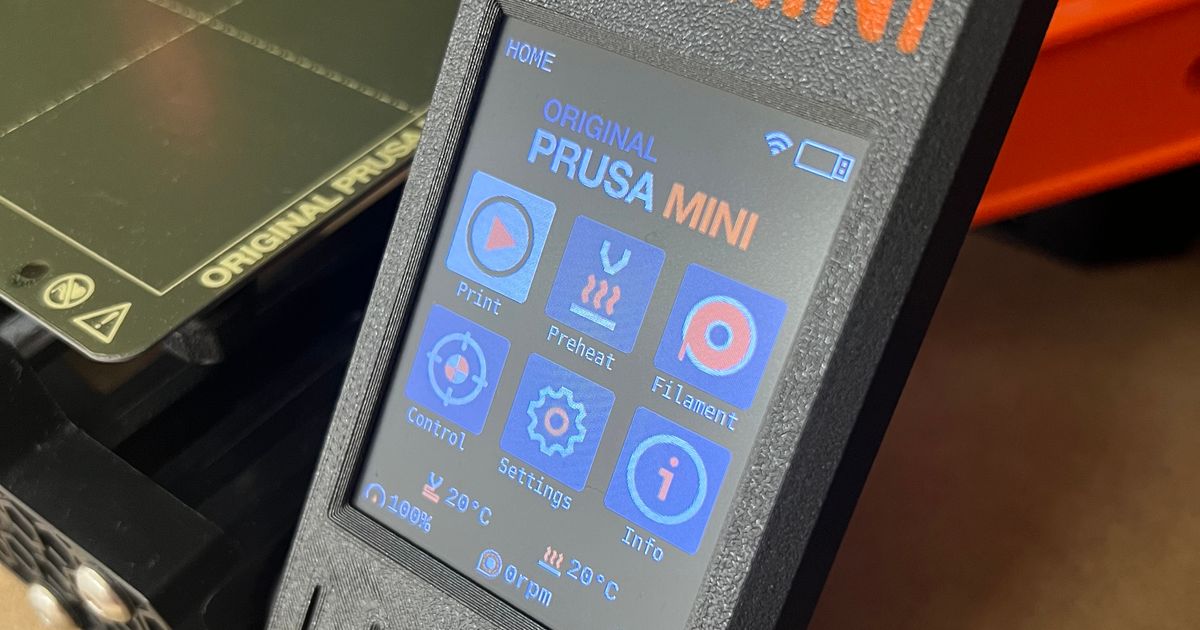 Mini+ LCD display panel / Mini LCD box by Rebellion3D | Download free ...