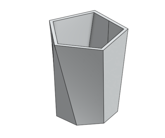 Cool Geometric Cup by chris_frost1944 | Download free STL model ...