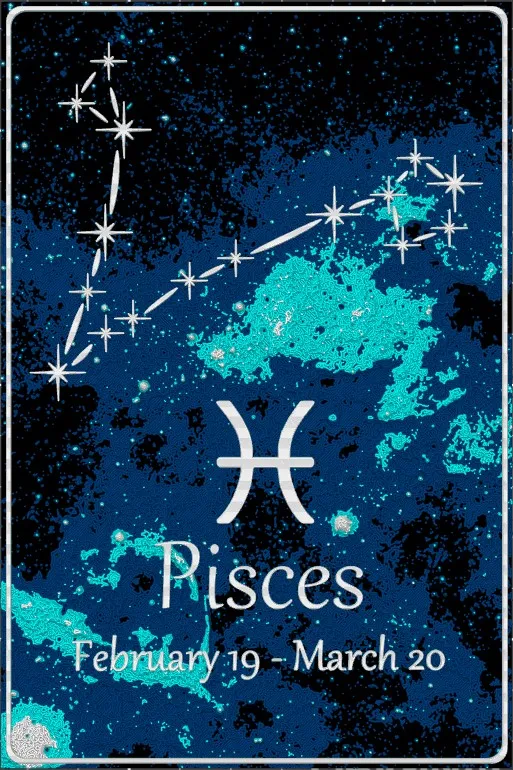 Pisces Astrology Card - English and French version by Arthena_3D ...