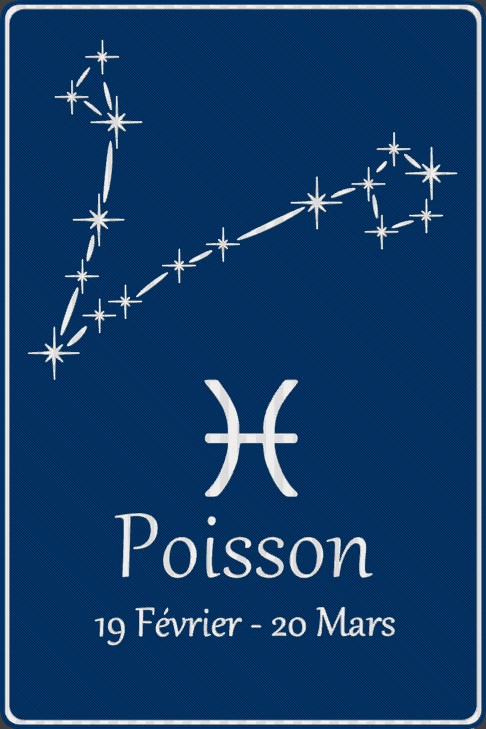 Pisces Astrology Card - English and French version by Arthena_3D ...