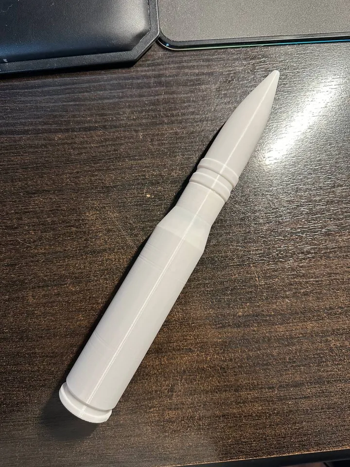 30x173mm A-10 Bullet Container V2 1:1 Scale by Loop | Download free STL ...