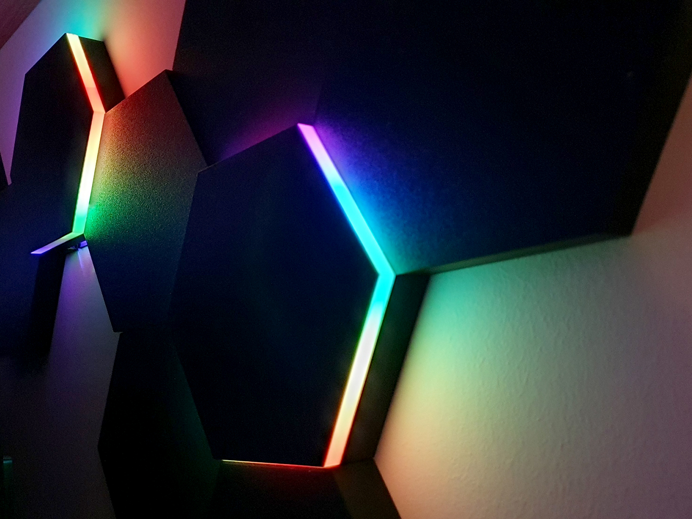 Hexatiles - Hexagon LED Wall tiles por Laisch | Descargar modelo STL ...